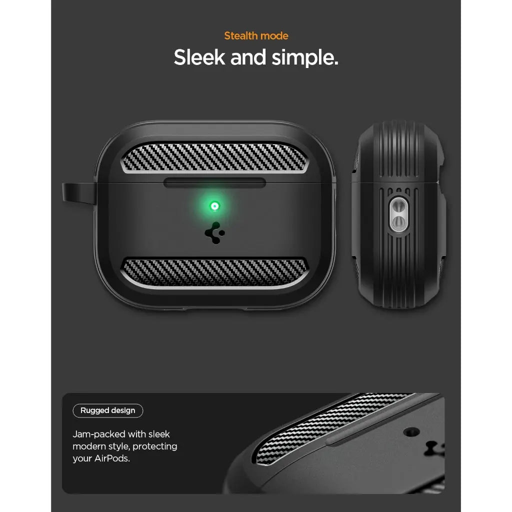 Apple AirPods Pro 3 Case (2025) Rugged Armor - Spigen Singapore